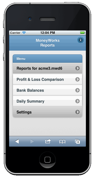 MoneyWorks REST APIs